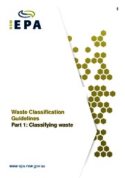 Waste Classification Guidelines Part 1 | EPA