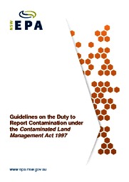 Guidelines on the Duty to Report Contamination under the Contaminated ...